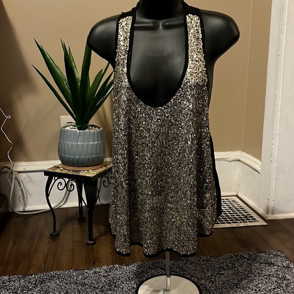 Tops | Womans Sequence And See Thru Sexy Top | Poshmark